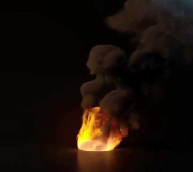 Do realistic fire, smoke simulation, fire explosion, vfx fire explosion ...