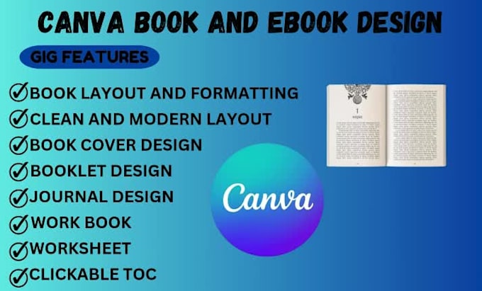 Do canva book formatting, canva book design, ebook formatting, kdp layout design by Sarahadams5 ...