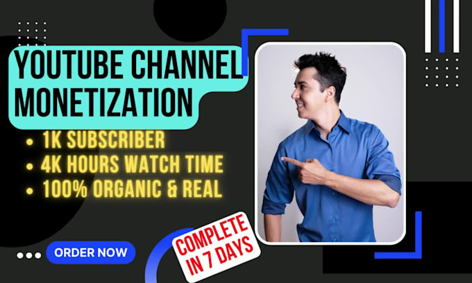 Complete monetization your youtube channel by Hac_2004 | Fiverr