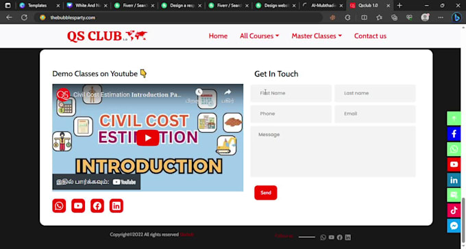 Create modern website using html, css and bootstrap by Ijasahamed8696 | Fiverr