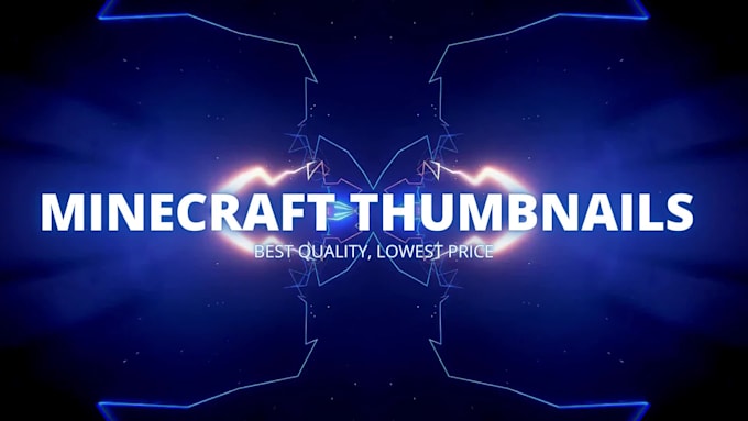 Do a minecraft youtube thumbnail by Carloos_design | Fiverr