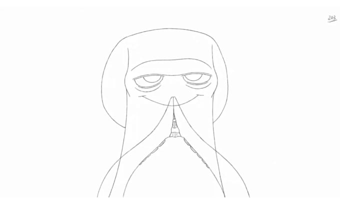 Traditional animation frame by frame 2d short film 2d music video ...