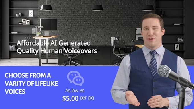 Create life like human ai voice overs to match your budget by Colecom ...