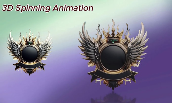 Create a 3d spinning or 3d rotating logo animation loop by Digen ...
