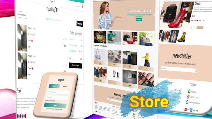 Be your front end developer and react developer by Laila_ouhamou | Fiverr