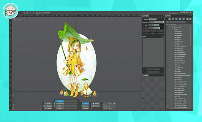 Rig and animate your 2d art or game asset with spine 2d by ...