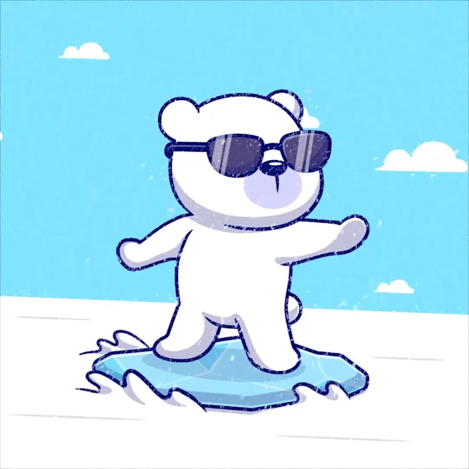 Animate cute 2d animals gif by Creative_shark1 | Fiverr