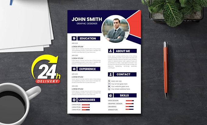 Créer un cv, une lettre de motivation et un design de résumé professionnel