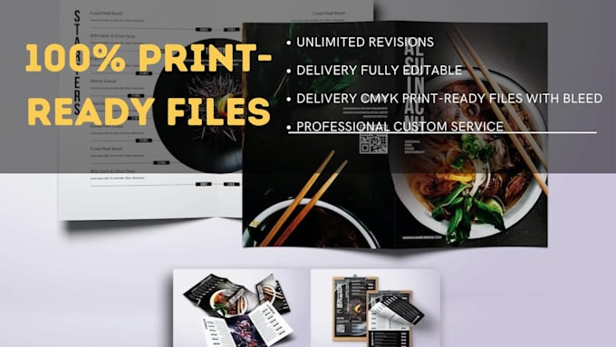 Design amazing editable food restaurant menu by Ariyan_graphics | Fiverr