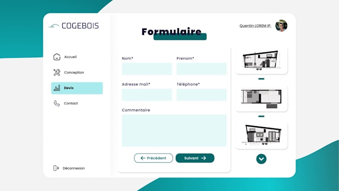 Create mockups for your web, mobile application by Quentin_forest | Fiverr