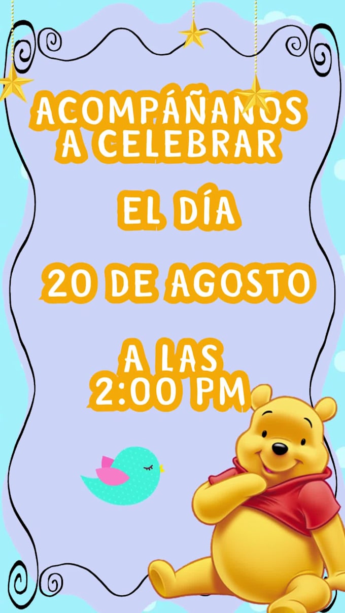 Design your personalized animated invitation by Denissemarti929 | Fiverr