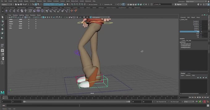 Do 3d character rigging in blender and maya mixamo rig rigify rig auto rig pro by Temmyart00 ...