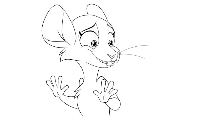 Do 2d traditional animation, line art, cel, pencil drawn traditional ...