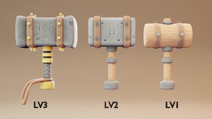 Make your in game stylized models by Lvfxmx | Fiverr