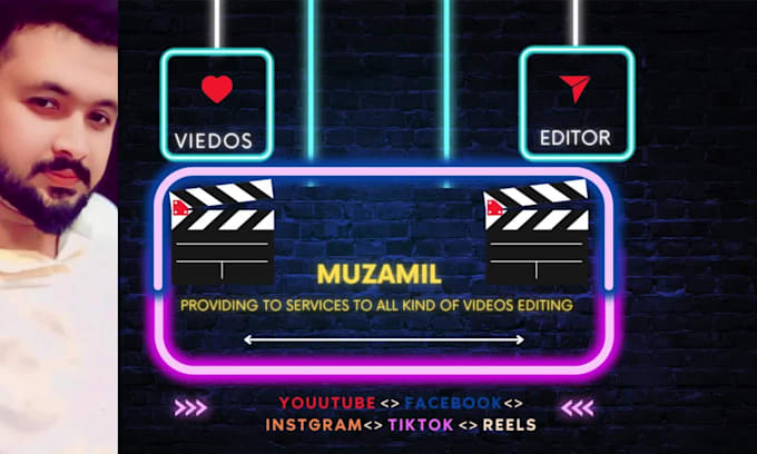Do professional video editing in unique design by Muzamil_videos | Fiverr