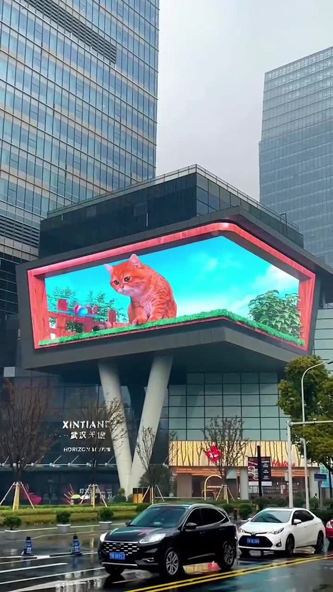 Do 3d billboard animation, anamorphic animation, cgi animation, 3d vfx ...