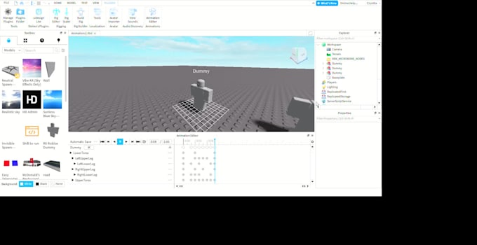 Create animations on your roblox game by Crynthx | Fiverr