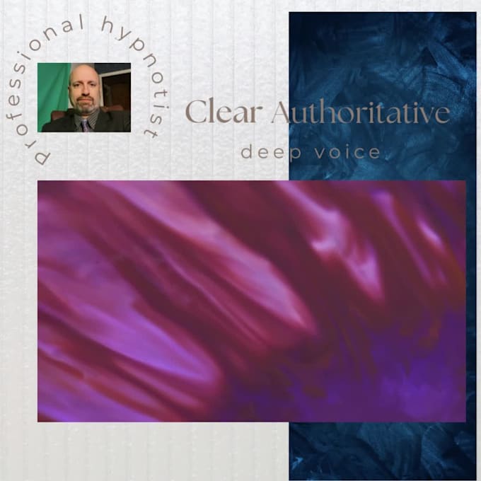 Voice your hypnosis scripts as pro hypnotist by Charlesadams860 | Fiverr