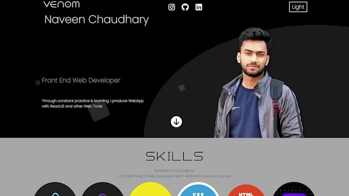 Do web development with custom design by Naveen1402nvn | Fiverr