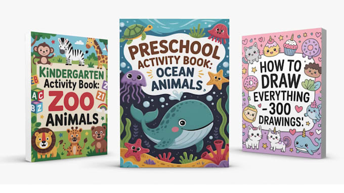 Create kids activity book and puzzle book for kdp and etsy by Irfath95 ...