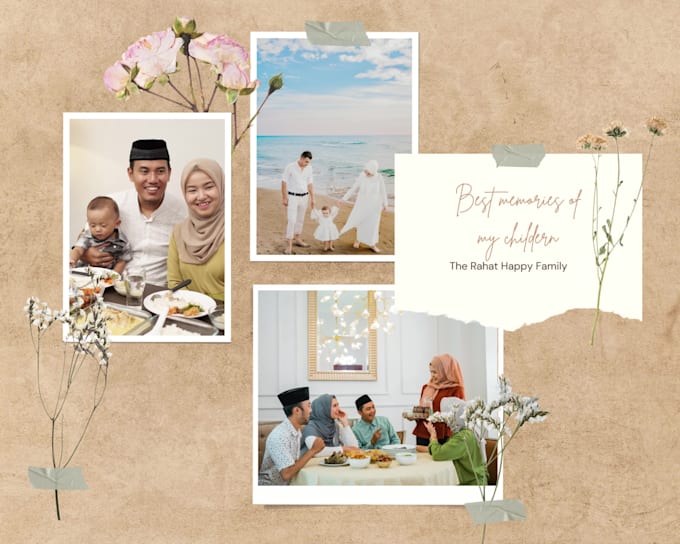 Create best photo collage of your photo album by Retrocanva | Fiverr