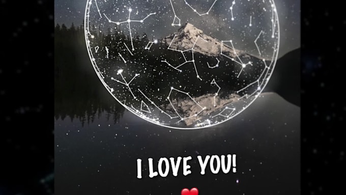 Create personalized star map for you by Pelevkin | Fiverr