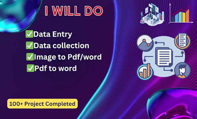 Manual data entry typing work, convert pdf to word, data collection by ...