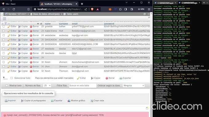 Do A Login And Signup System With React Javascript And Sql By Dzonservices Fiverr