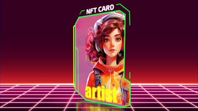 Create nft membership card, 3d nft card, and trading cards by ...