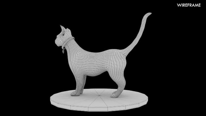 Sculpt realistic animal model creature design animal fur model for 3d ...