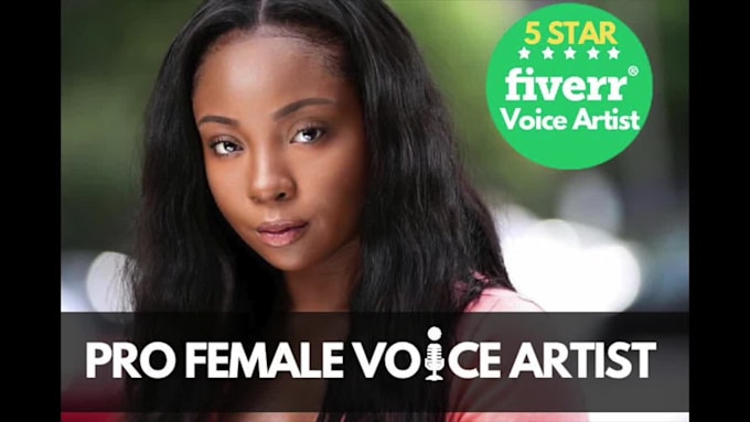 Record an engaging female voice over by Crownedvoices | Fiverr