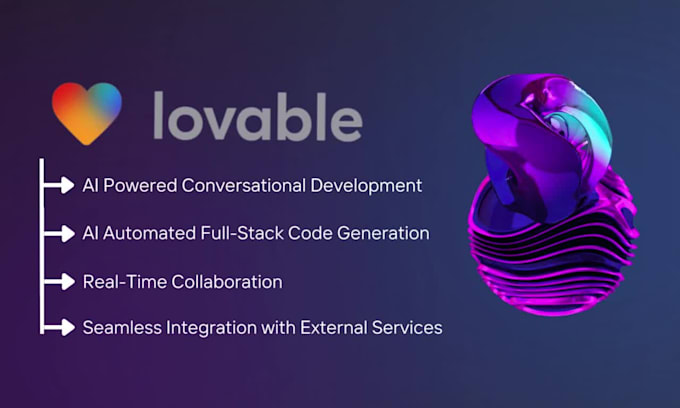 Build lovable ai web app, using bolt lovable react next js, be your lovable dev by Dan_lawk21 ...