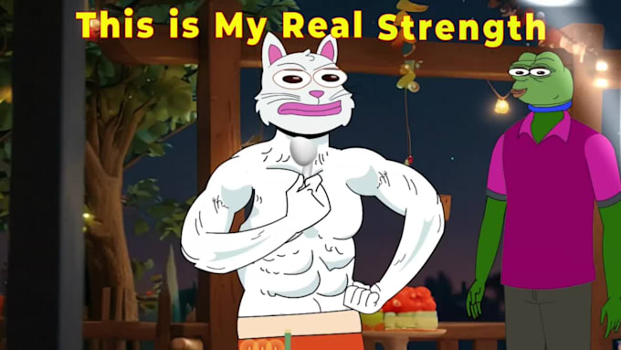 Crypto meme video meme charactr solana meme brett pepe meme coin art blockchain by Azeez2d | Fiverr