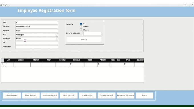 Design ms access database for your home or business by Abdullah00609 ...
