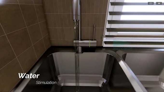 Render 3d water stimulation, 3d liquid animation, 3d animation, cgi by ...