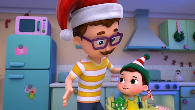 Create 3d christmas animation christmas animation video or new year ...