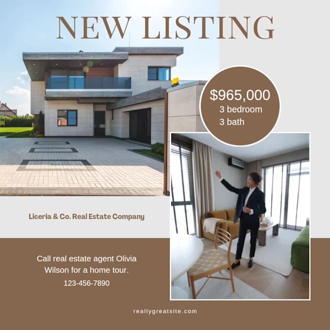 Professional real estate banner design by Najmul_001 | Fiverr