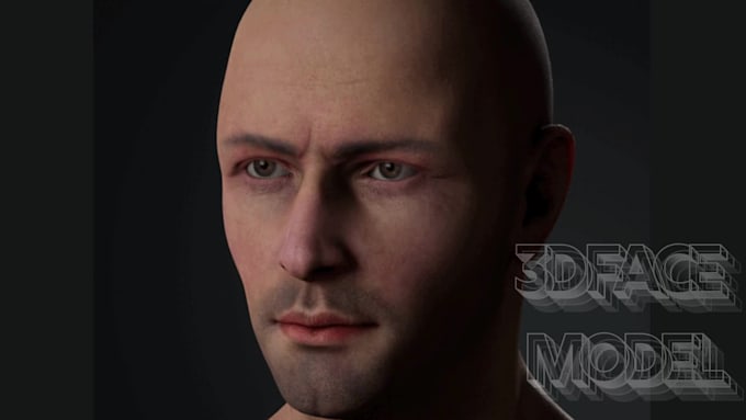 3d head 3d face bust model 3d print vrchart avatar by Evelynannmarie ...