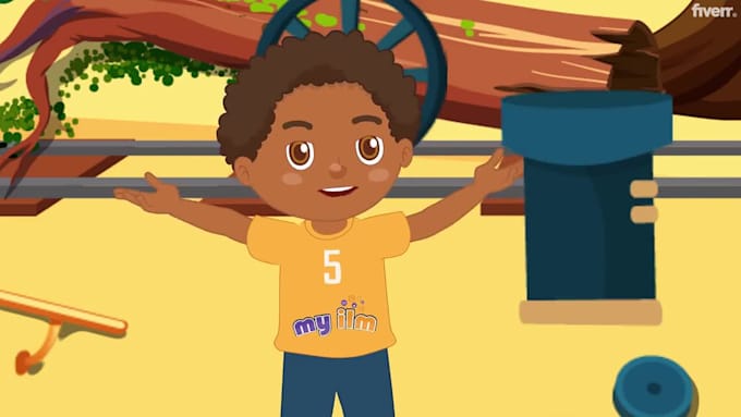 Create professional kids learning video animation perfectly by ...