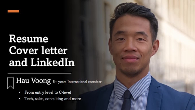 Write, edit and improve your cv, resume, cover letter and linkedin profile by Hauvoong | Fiverr