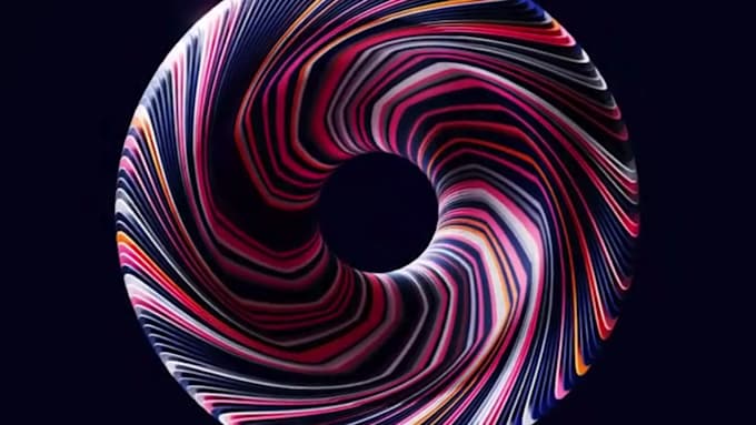 4k 3d abstract animation houdini motion graphics animated gif 3d loop ...