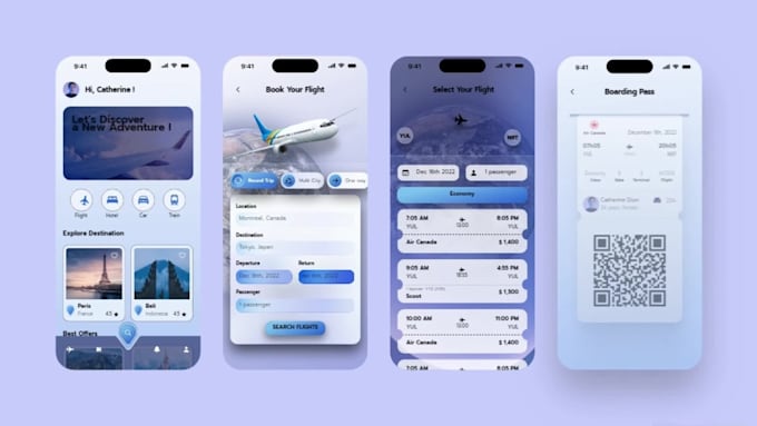 Design stunning mobile app ui ux design in figma by Faiza226 | Fiverr
