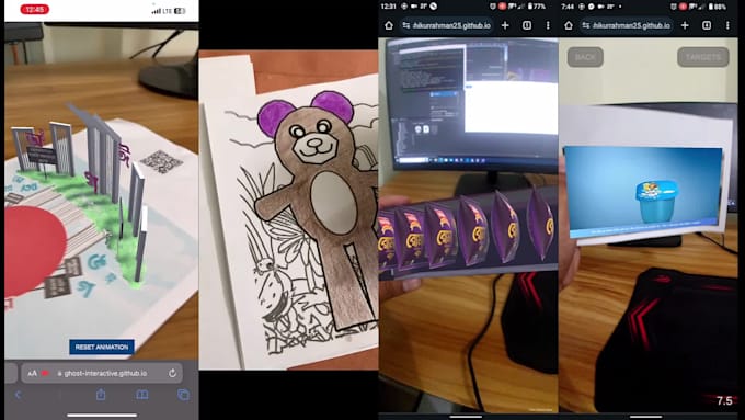 Make augmented reality based promotional for your products by Ashikurrahman_ | Fiverr