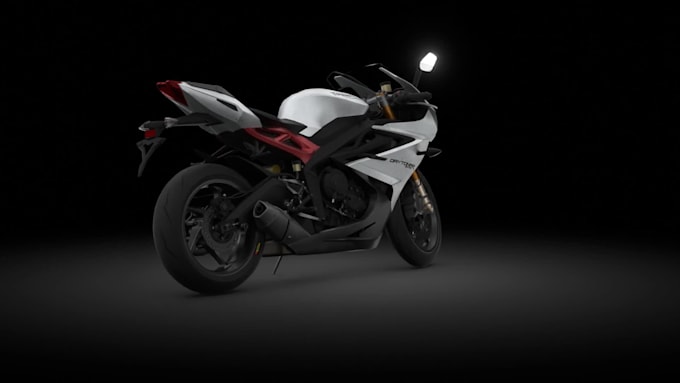 Model 3d motorcycle for game,render 3d racing bike, rc, gta v design ...