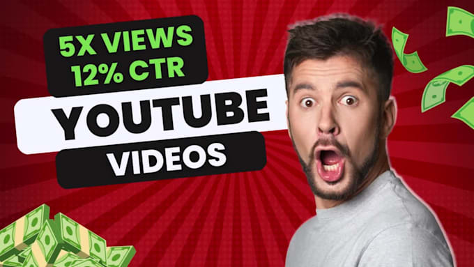 Create an amazing youtube thumbnail design for high ctr by Parthardeshana | Fiverr
