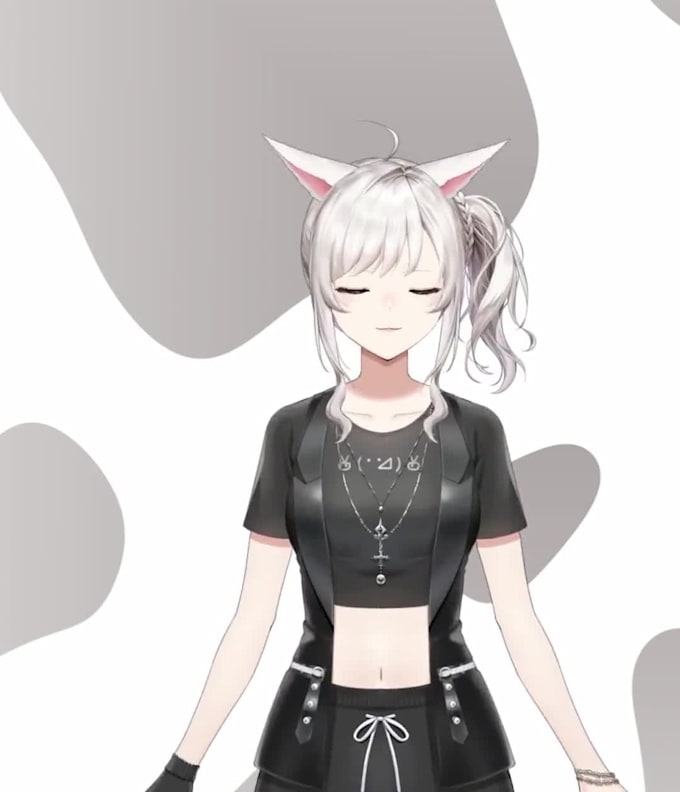 Live2d vtuber model,recreate, vbridger,pngtuber,kitsune,toggle,vtuber ...