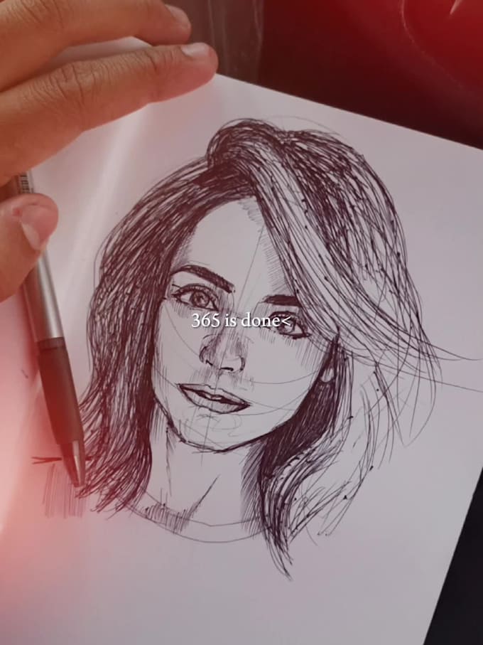 Draw your portrait picture by my own hand by Artsyafiq | Fiverr