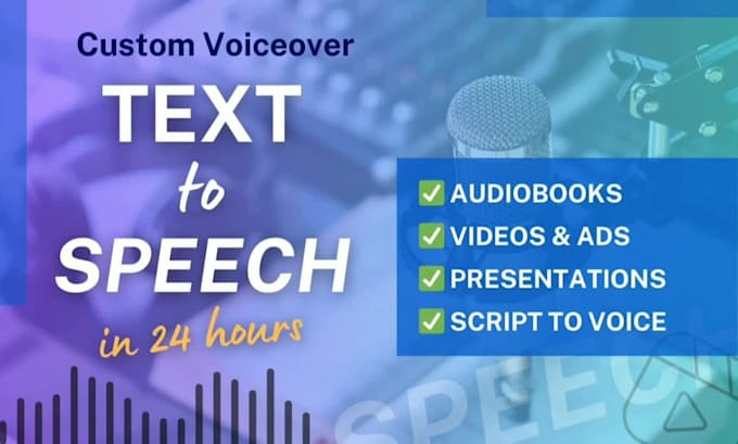 Create perfect english text to speech voiceover by Content_jay | Fiverr