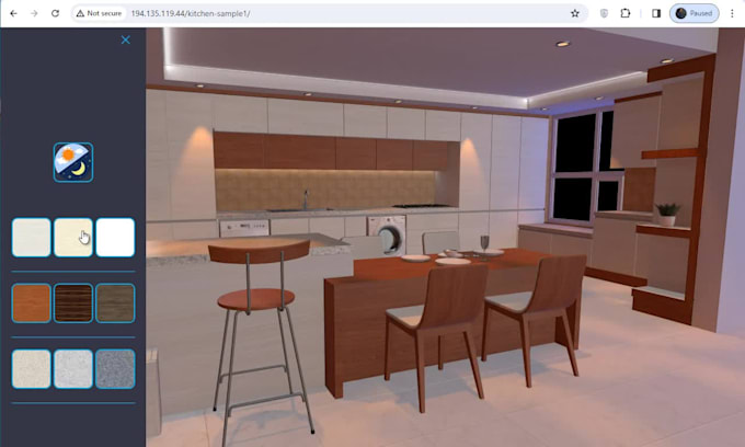 Create an interactive webgl for your kitchen design ideas by Mehdi ...