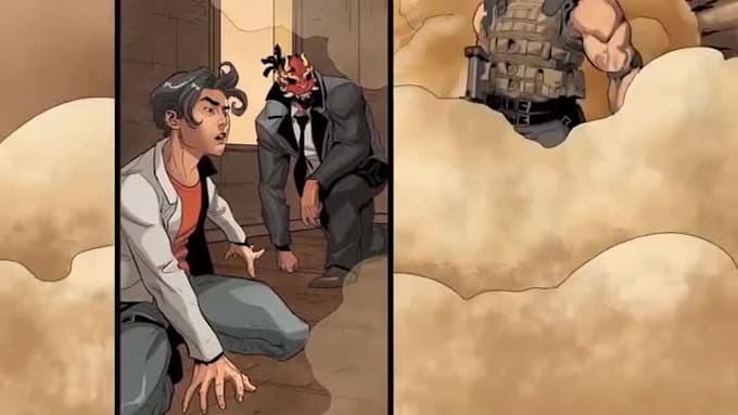 Create 2d motion comic animation, motion comics from comic, manga ...